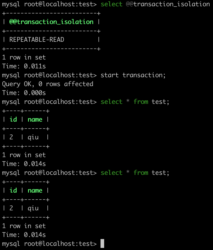 Mysql隔离级别 Wangqi的blog 